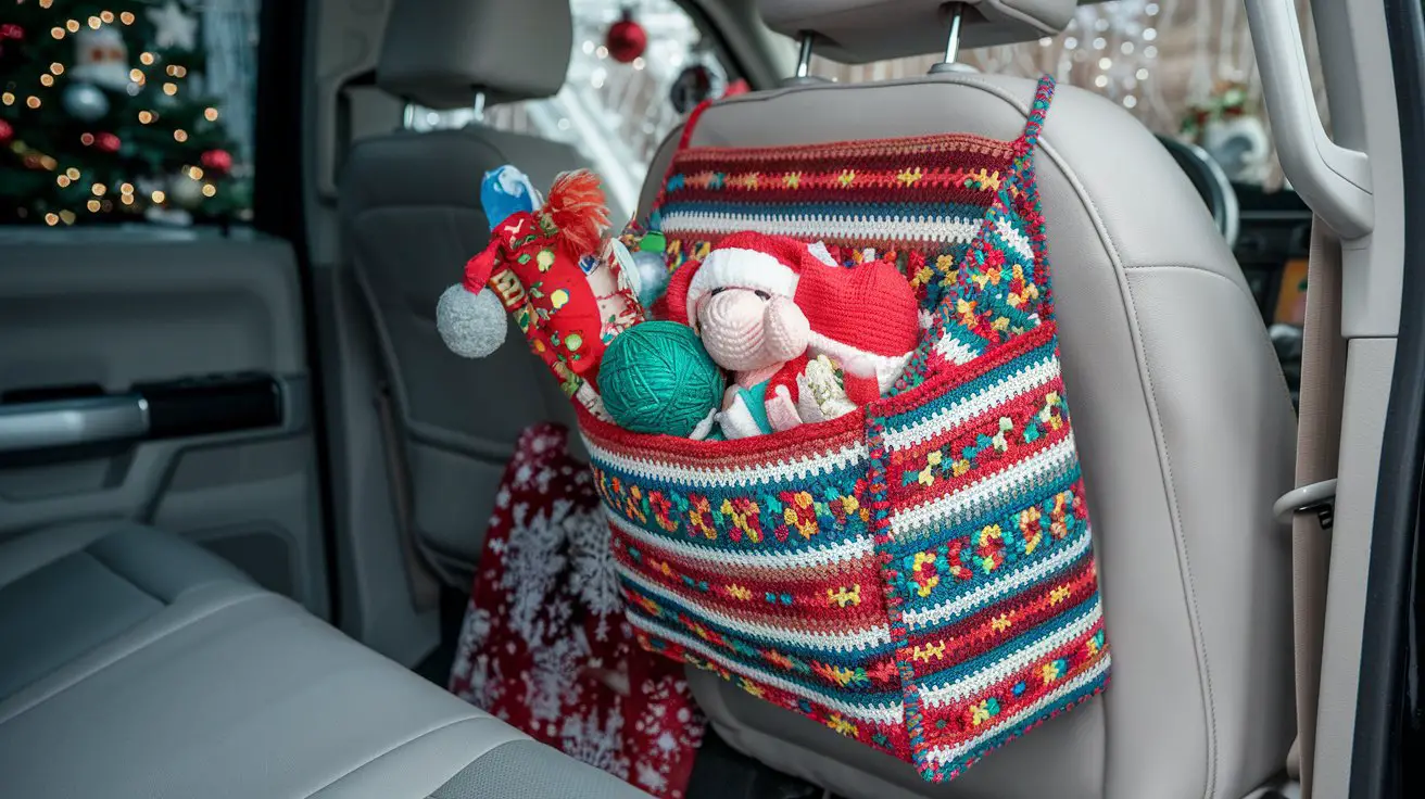 20+ Christmas Car Crochet Ideas to Make Your Car Festive - Clovis Auto Care